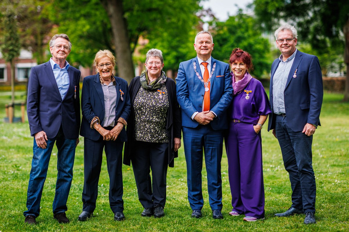 Vijf Koninklijke onderscheidingen in Goirle en Riel - Gemeente Goirle